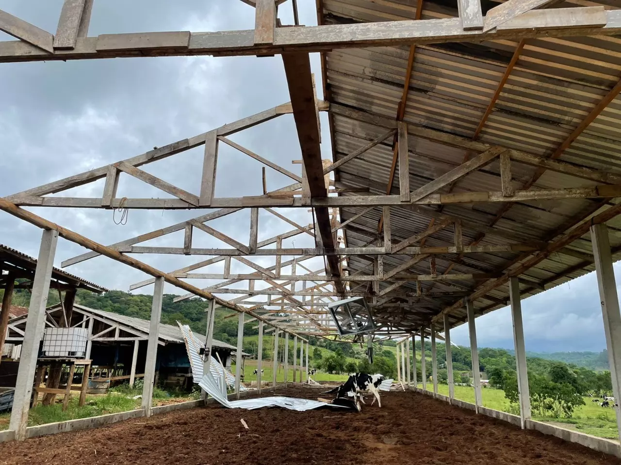 Xanxerê decreta estado de emergência após temporal