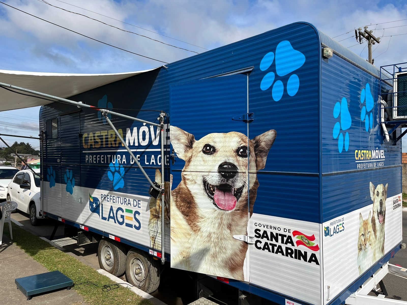 Primeiro castramóvel público de SC inicia as operações em Lages