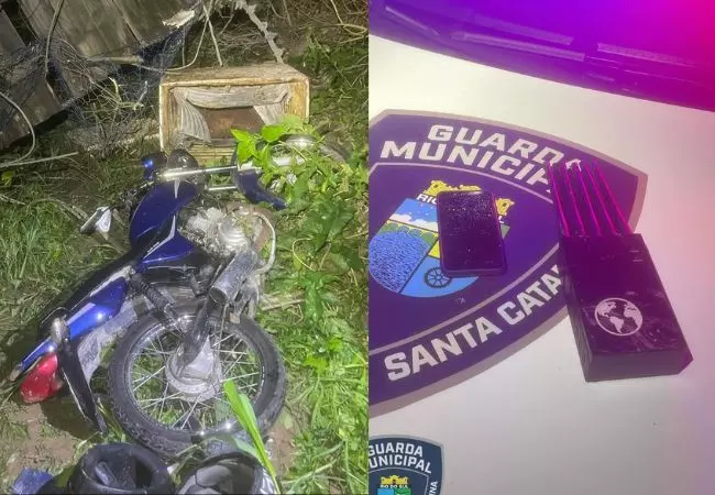 Dupla tenta fugir da guarda nadando em rio, mas acaba presa