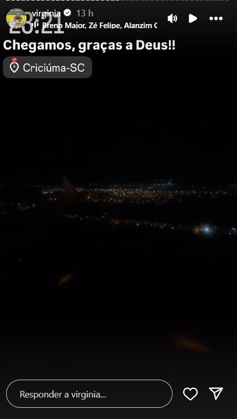 Virgínia visita cidade de SC neste domingo; saiba qual