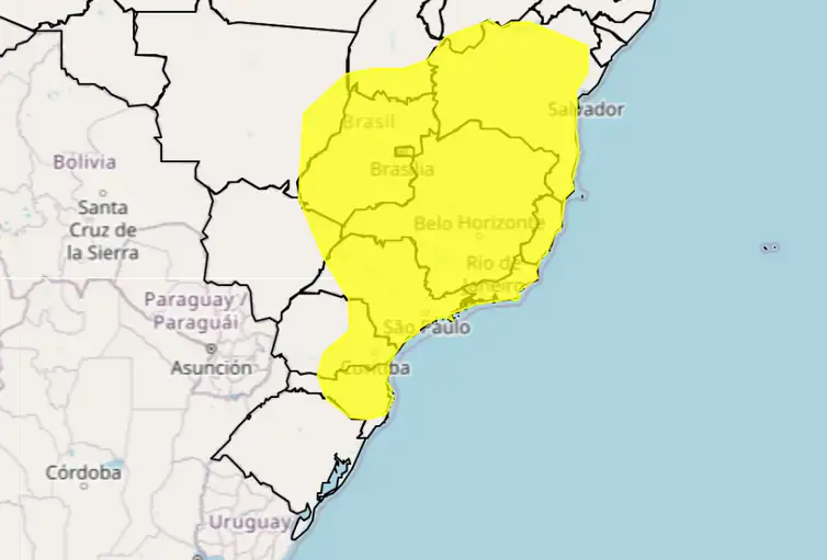 Inmet emite aviso amarelo para queda de temperatura - SCC10